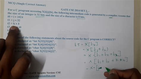 gate cse 2014 set 2 youtube