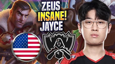 Zeus Is Insane With Jayce T Zeus Plays Jayce Top Vs Ornn