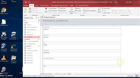 Crear Un Formulario En Access Utilizando El Asistente YouTube