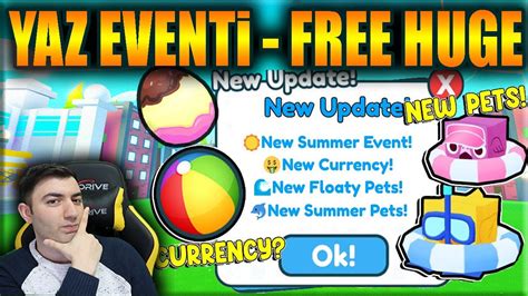 Bedava Huge Pet Geliyor Yeni Yaz Eventi Roblox Pet Simulator X