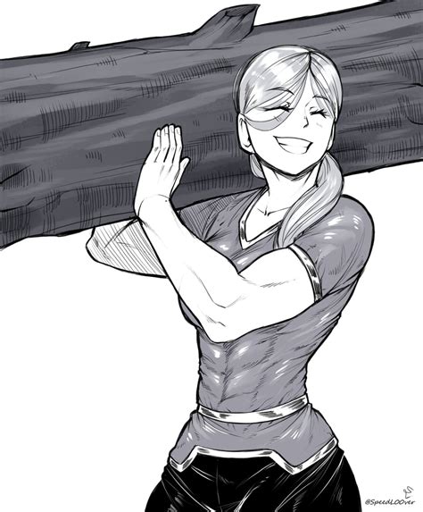 Alex Minecraft Drawn By Speedl Ver Danbooru