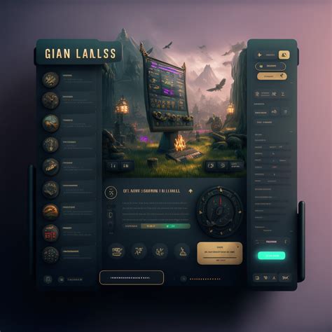 Games Launcher Ui Ux Design Ai Art Behance