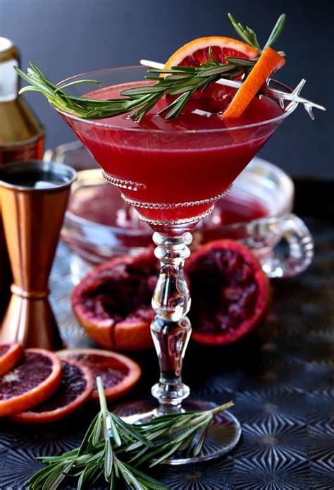 Blood Orange Gin Martini A Gin Drink Everyone Will Love Mantitlement