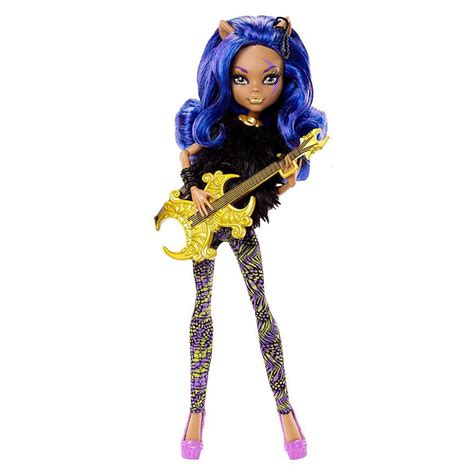 Monster High Clawdeen Wolf Fierce Rockers Doll MH Merch
