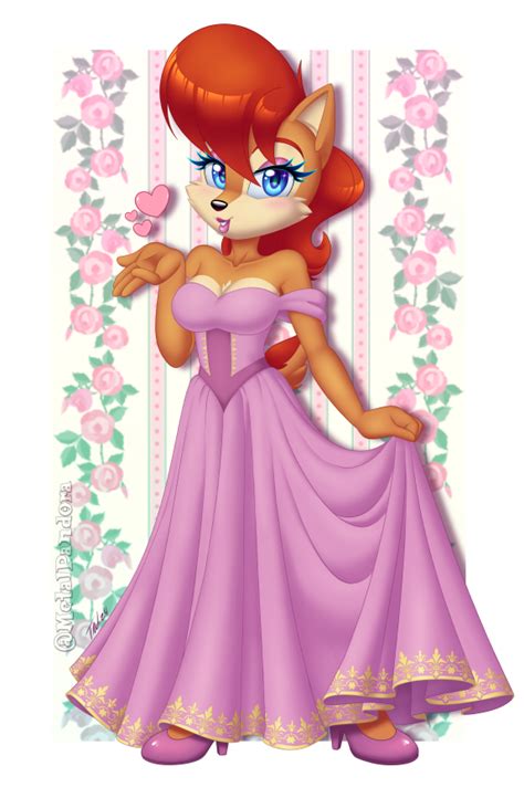305486 Safe Artist Metalpandora Princess Sally Acorn Sonic