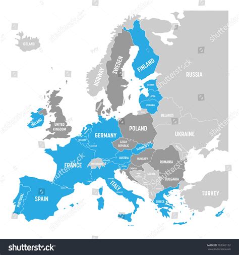 Euro Länder Karte Deutschlandkarte 2023