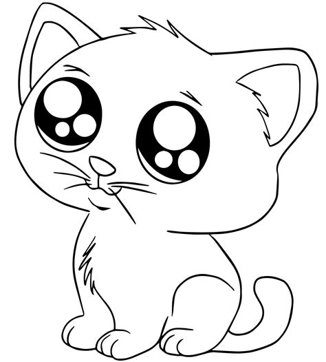 Распечатать Раскраски Cartoon Cat 66 фото