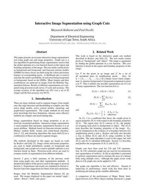 pdf interactive image segmentation using graph cuts dokumen tips
