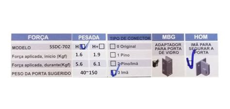 Slide back Mola Para Portas De Correr Força H Ate 150kg Ima R 479