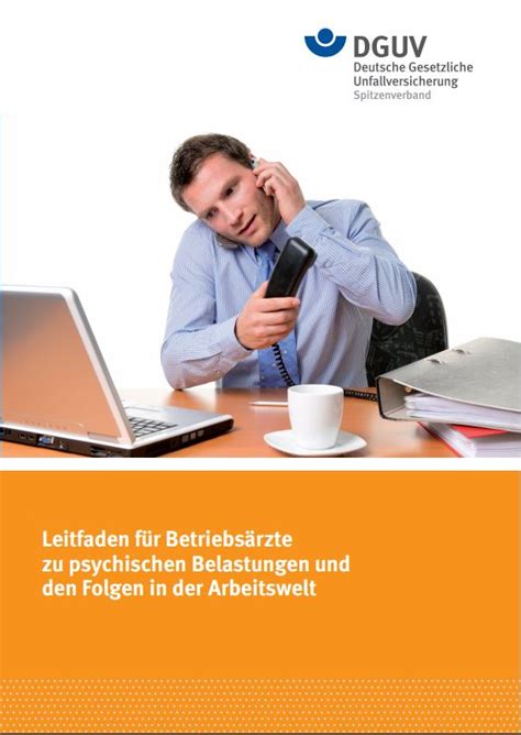 Leitfaden für Betriebsärzte zu psychischen Belastungen und den Folgen