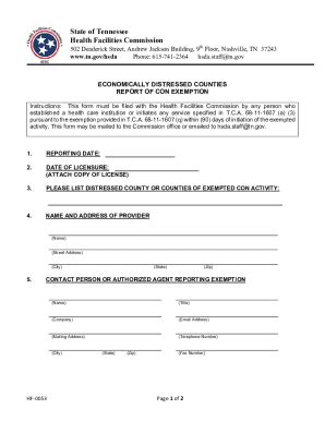 Fillable Online Notice Of Rulemaking Hearing CAH Permanent Rule Fax