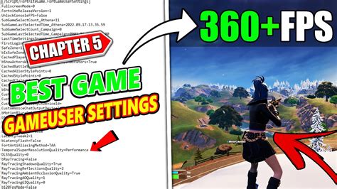Best Game User Settings In Fortnite Chapter 5 Reduce Input Delay