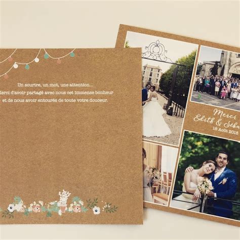 Cest le moment de remercier vos familles amis et invités de votre