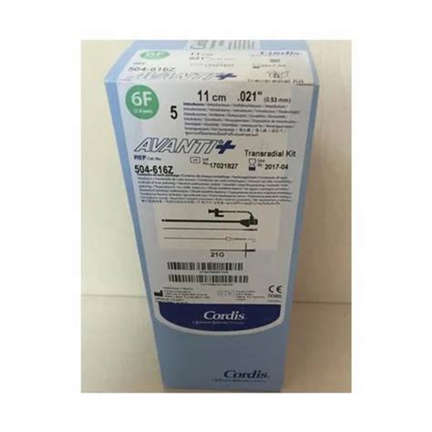 Transradial Femoral Sheath Avanti Cordis For Hospital At Rs In