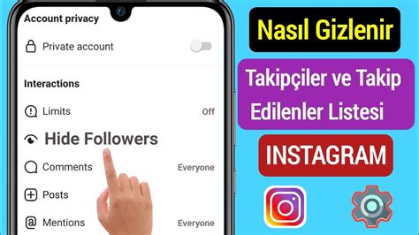 Instagram da Takipçi Takip Edilen Liste Nasıl Gizlenir 2023 Instagram