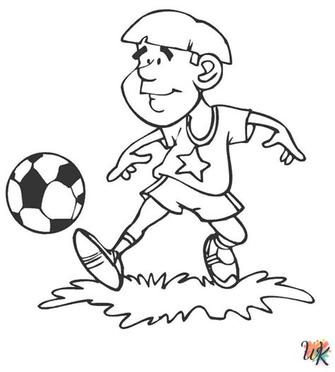 Diventa Creativo Con I Disegni Calcio Da Colorare Disegnidacolorarewk