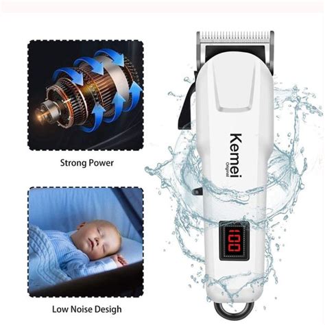 Kemei Km A Rechargeable Hair Clipper And Trimmer For Men Gear Exact