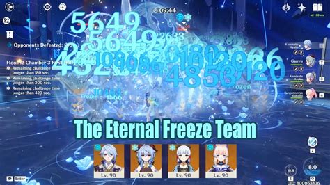 I Call This The Eternal Freeze Team Ayato Ayaka Ganyu Kokomi Super