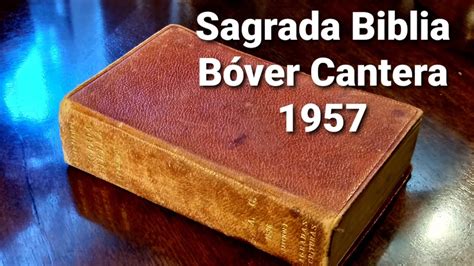 59 UNA JOYA Sagrada Biblia Bover Cantera 1957 Cuarta Edición YouTube