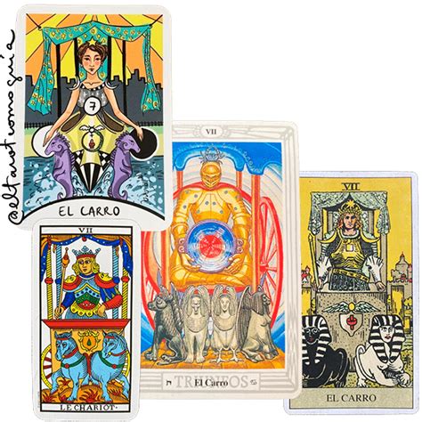Encontrando El Significado De El CARRO En Varios Tarot