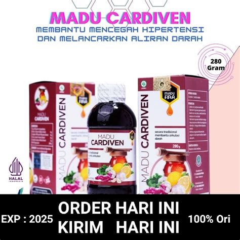Jual MADU CARDIVEN HERBAL JANTUNG KORONER KOLESTEROL STROKE PENGENCER