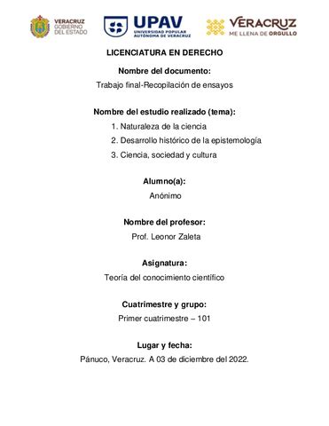 Teoria Del Conocimiento Cientifico Pdf