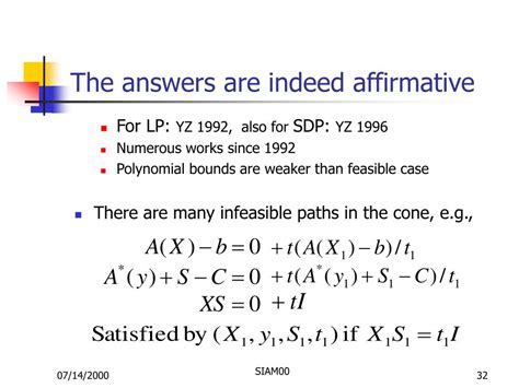 ppt interior point methods and semidefinite programming powerpoint presentation id 4850257