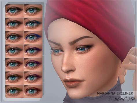 The Sims Resource Marianna Eyeliner Hq