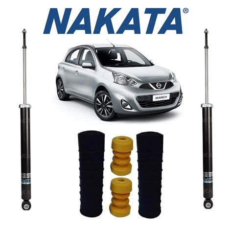 Par Amortecedor Kit Batente Novo Traseiro Nakata March 13 14 Submarino
