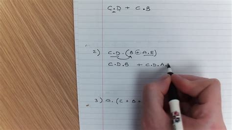 Lesson 8 Expanding Brackets Questions Boolean Algebra Youtube