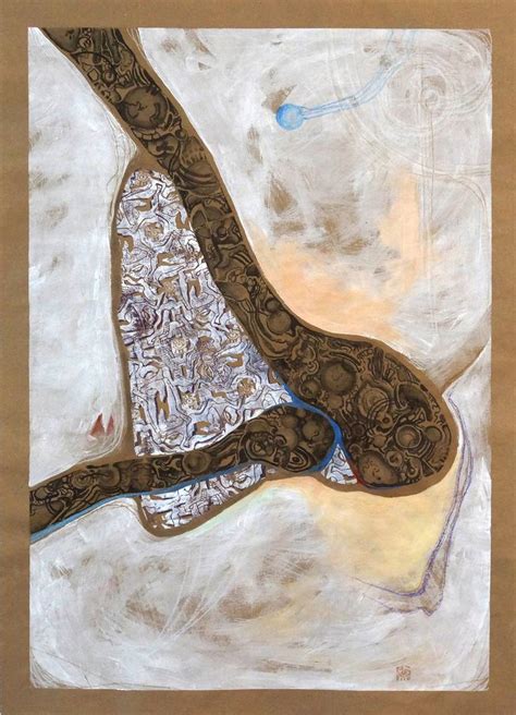 THE BONE Abstract Art On Paper 100 70 Drawing By Alek Tretiak