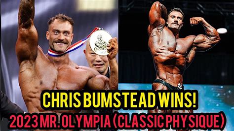 Chris Bumstead Wins Th Consecutive Olympia Title Classic Physique