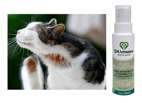 Spray B Lsamo Vegano Dermatite Coceira Ferida C O Gato Ofert