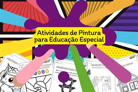 15 Atividades de Pintura para Educação Especial para Imprimir