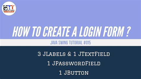 How To Create A Login Form In Java Java Swing Tutorial Youtube
