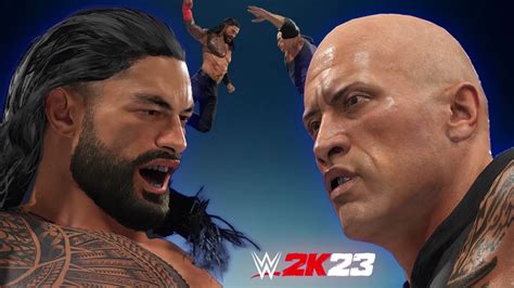 The Rock And Roman Reigns Are Finally Going To Fight In WWE2K23
