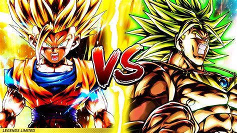 ULTRA LSSJ BROLY VS LF REVIVAL GOHAN Dragon Ball Legends YouTube