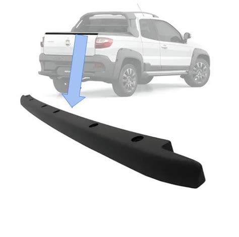 Moldura Friso Superior Tampa Traseira Fiat Strada 2020 2021 Autorizada