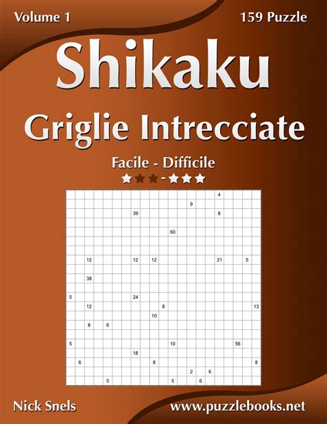 Shikaku Griglie Intrecciate Da Facile A Difficile Volume Puzzle