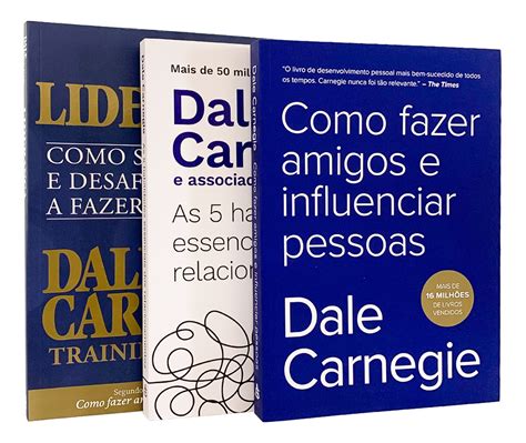 Kit 3 Livros Dale Carnegie Frete grátis