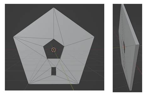 Get The Boundary Edges Of Outer And Inner Polygons In A D Mesh With