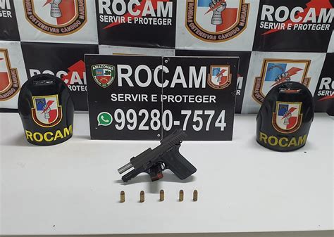 Rocam detém homem por posse ilegal de arma de fogo na zona sul SSP