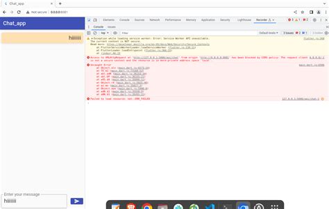 flask flutter app is working in debug mode however build web version is unable to communicate