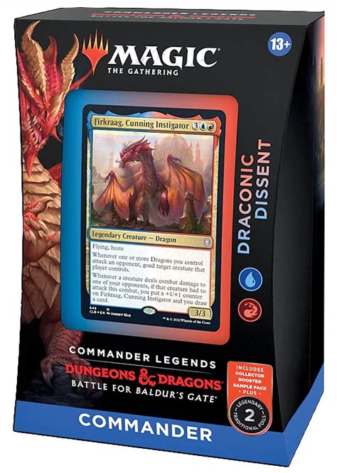 Magic The Gathering Commander Legends Baldur S Gate Draconic