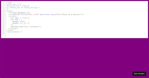Codemirror Example Codesandbox