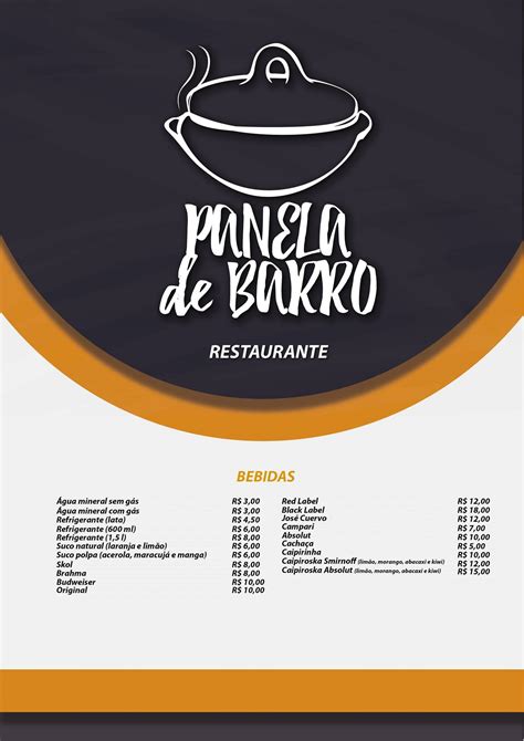 Menu Em Restaurante Panela De Barro Guarapari