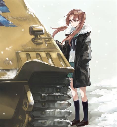 Kadotani Anzu Girls Und Panzer Drawn By Yuuyu 777 Danbooru