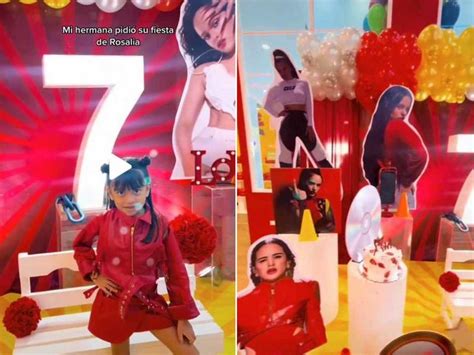 Chica qué dices Niña pide fiesta con temática Rosalía y triunfa en