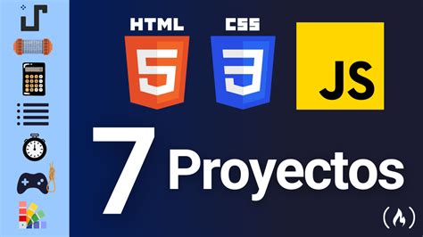 Practica HTML CSS y JavaScript en español creando 7 proyectos