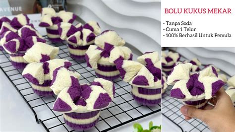 CUMA 1 TELUR TANPA SODA HASILNYA MEKAR SEMPURNARESEP BOLU KUKUS MEKAR
